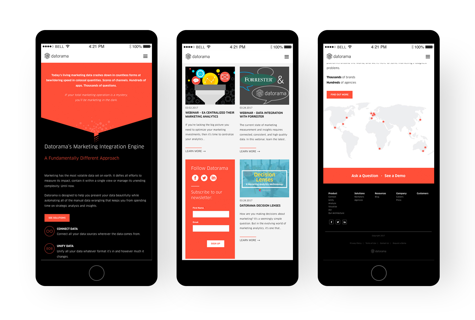 Our Work: Dataorama Custom Web Development