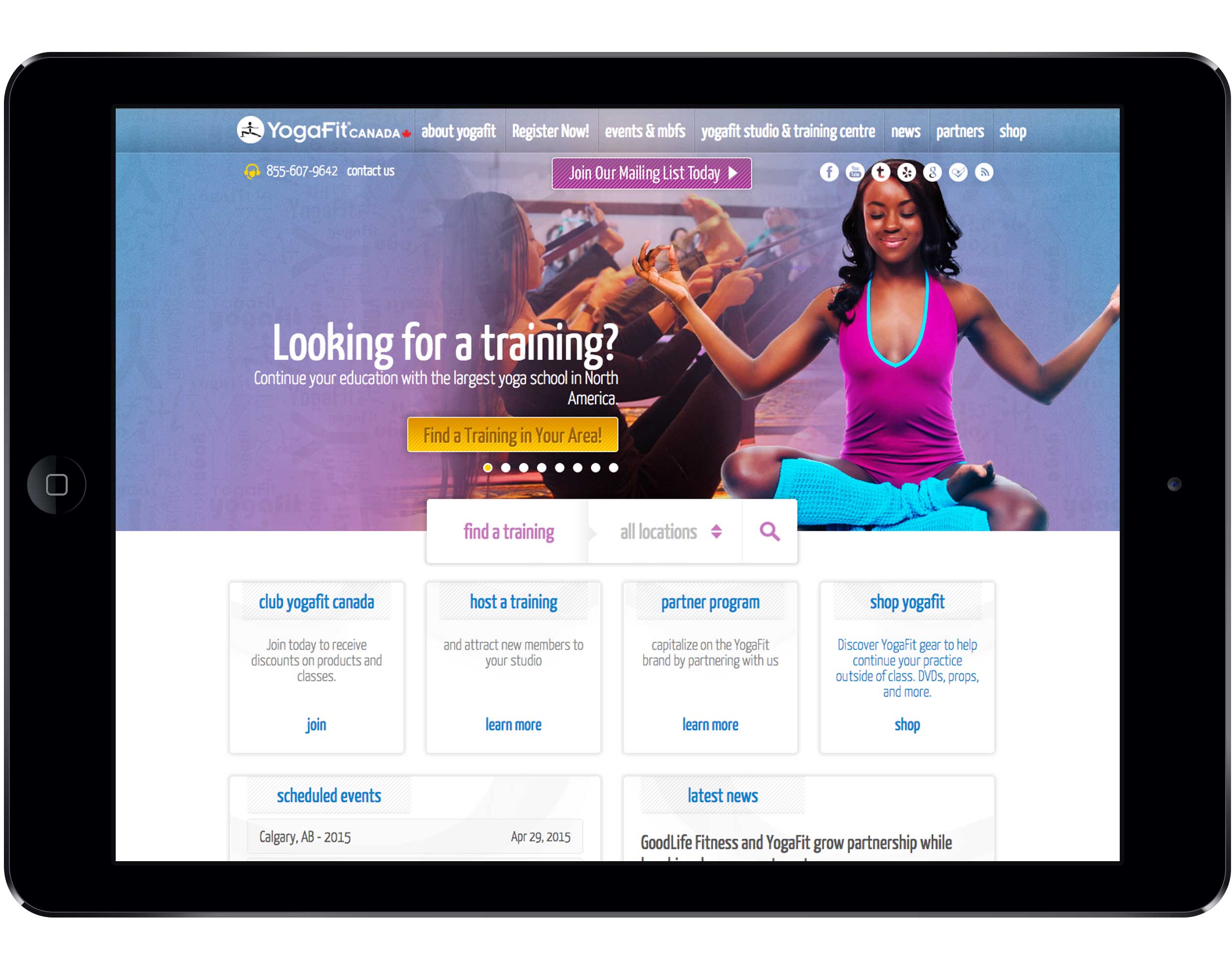 Our Work: YogaFit: YogaFit Canada